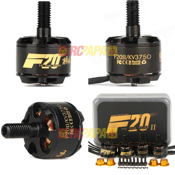 T-Motor F20 II 1408 3750KV 2-4S Brushless Motor for FPV Race (4pc Set ...